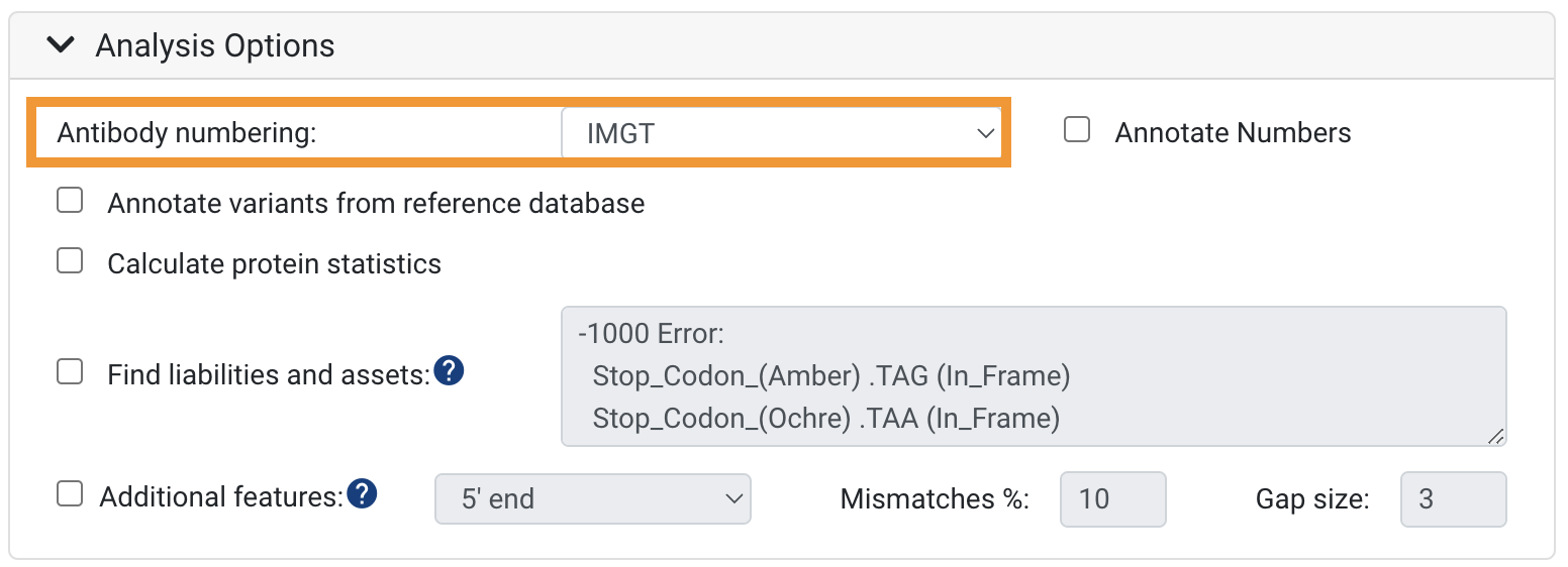 Adjusting CDR definitions – Geneious Biologics Support